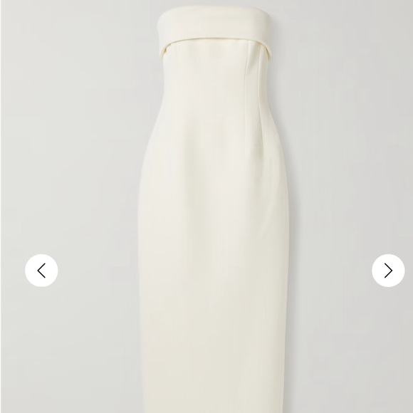 Emilia Wickstead | Dresses | Emilia Wickstead Keeley Strapless Cloqu ...